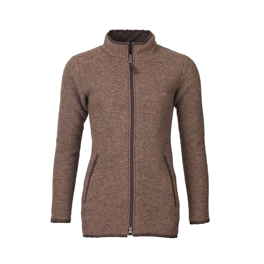 Cheviot Fleecejakke - Camel